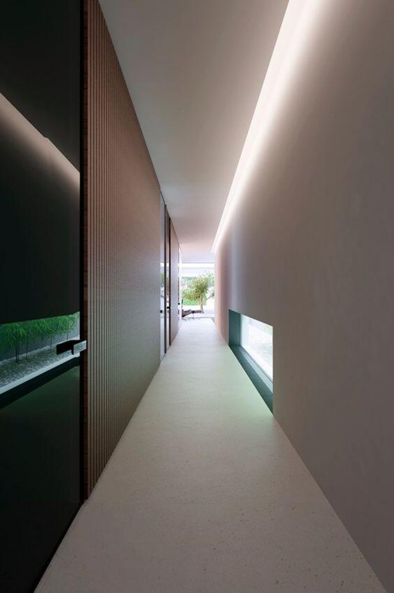 65*28mm Square Recessed Plaster LED Profile Drywall Gypsum LED Strip ...