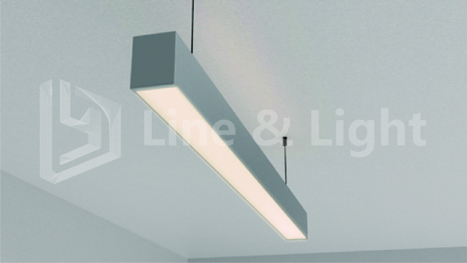 65*90mm Suspended LED Profile LED Linear Lights UGR