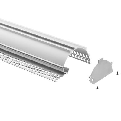 65*28mm Square Recessed Plaster LED Profile Drywall Gypsum LED Strip ...