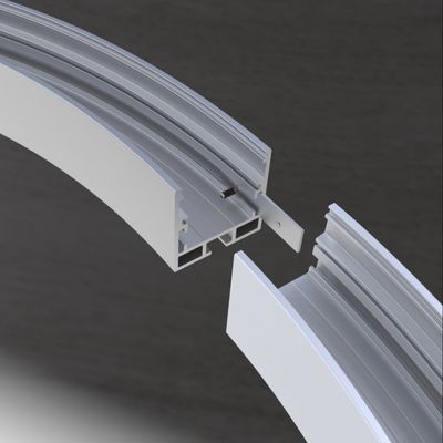 Circular Strip Light Aluminum Channel Anodized 25*25mm LED Linear Profile