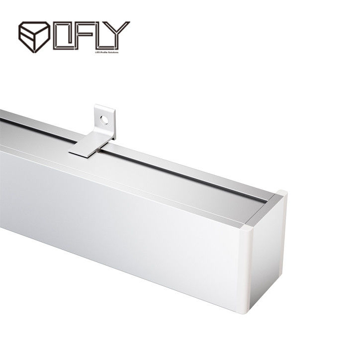 Aluminium Surface Mounted LED Profile For Single Layer Curtain Lighting ...