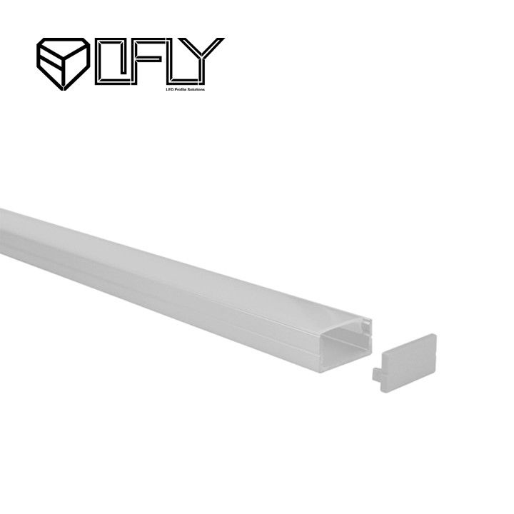 Milky Frosted Opal Cover Surface Mounted LED Profile For Ceiling ...