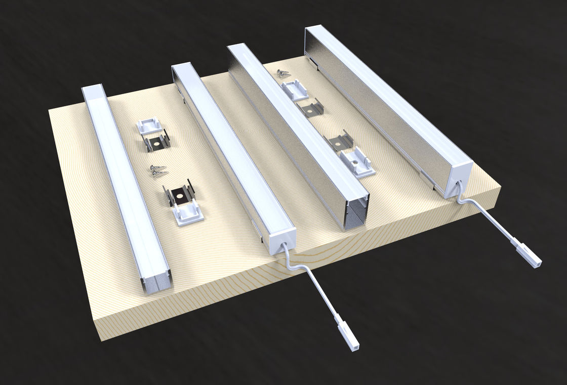 Linear LED Light Strip Channel Surface Mounted Extrusion Aluminum 15*16mm