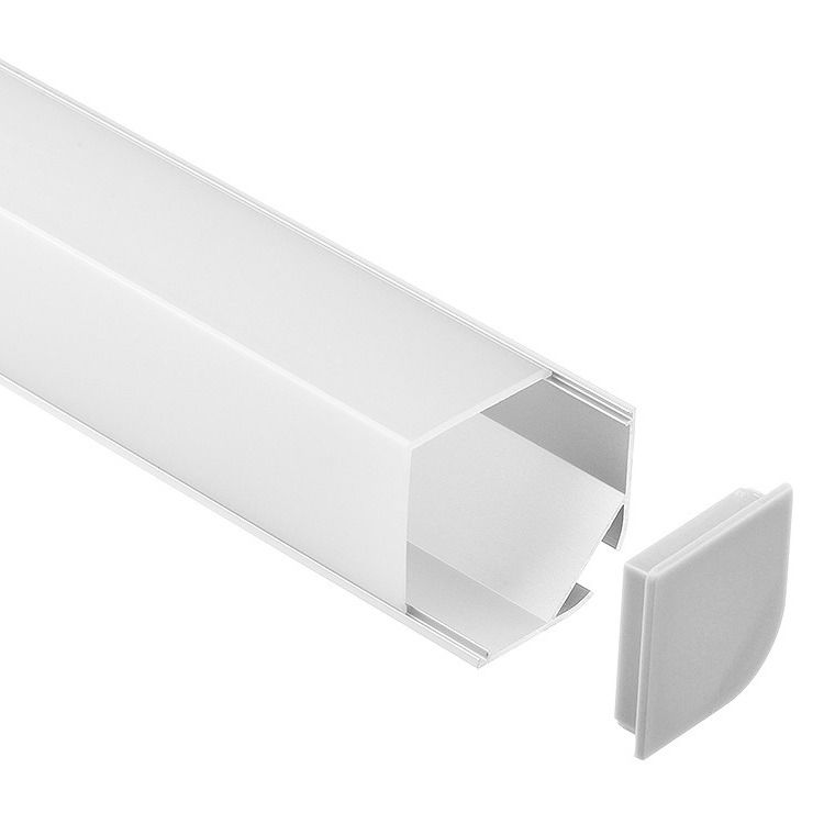 YD-2003 Corner LED Strip Profile Diffuser 30*30mm 6063 T5 Alloy