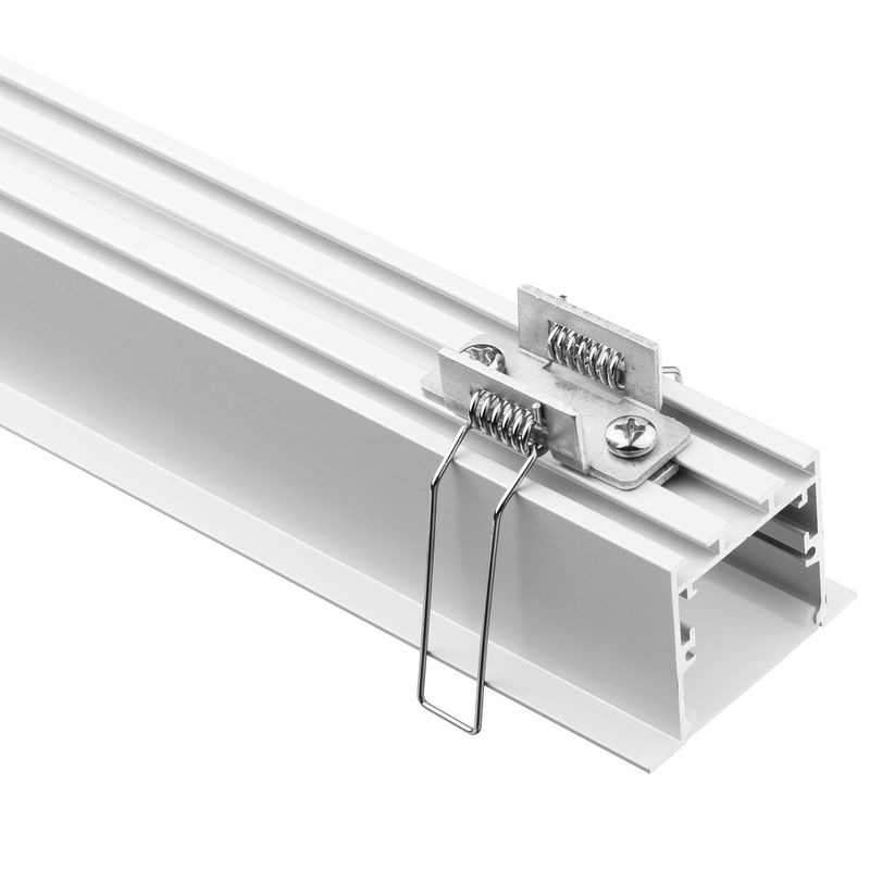 Durable 50*35mm Recessed LED Profile Aluminum Channel With Soft Lighting