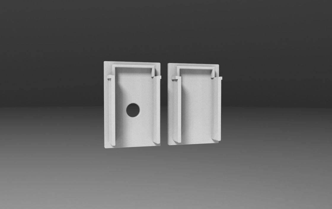 Silver LED Mounting Channel 20*30mm Aluminium Extrusion Profiles For ...