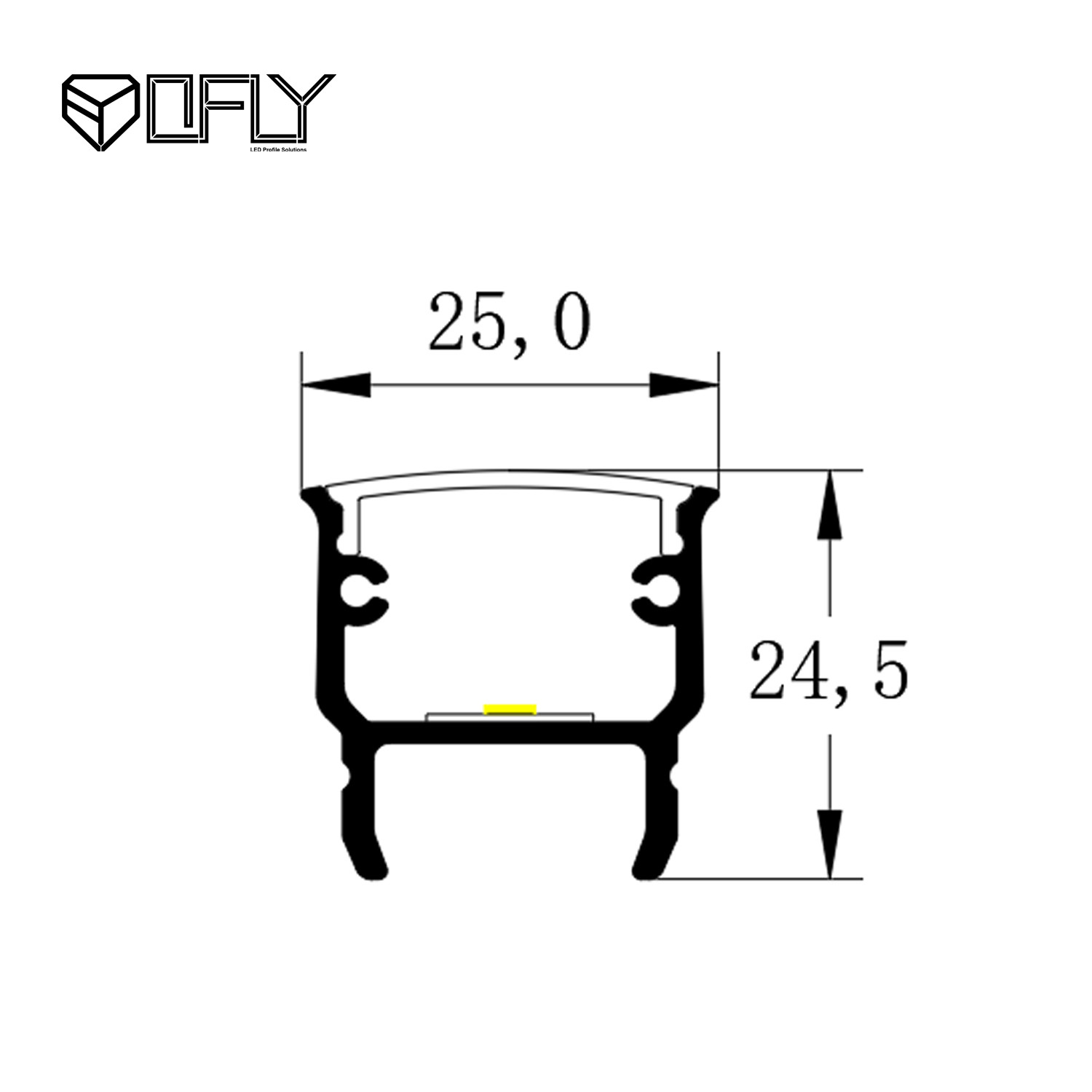 Waterproof Handrail LED Aluminum Profile Stainless Steel Profile ...
