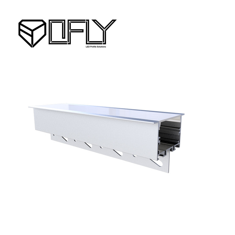Opal Recessed Led Strip Lighting Channel 6063 T5 Aluminium Material ...