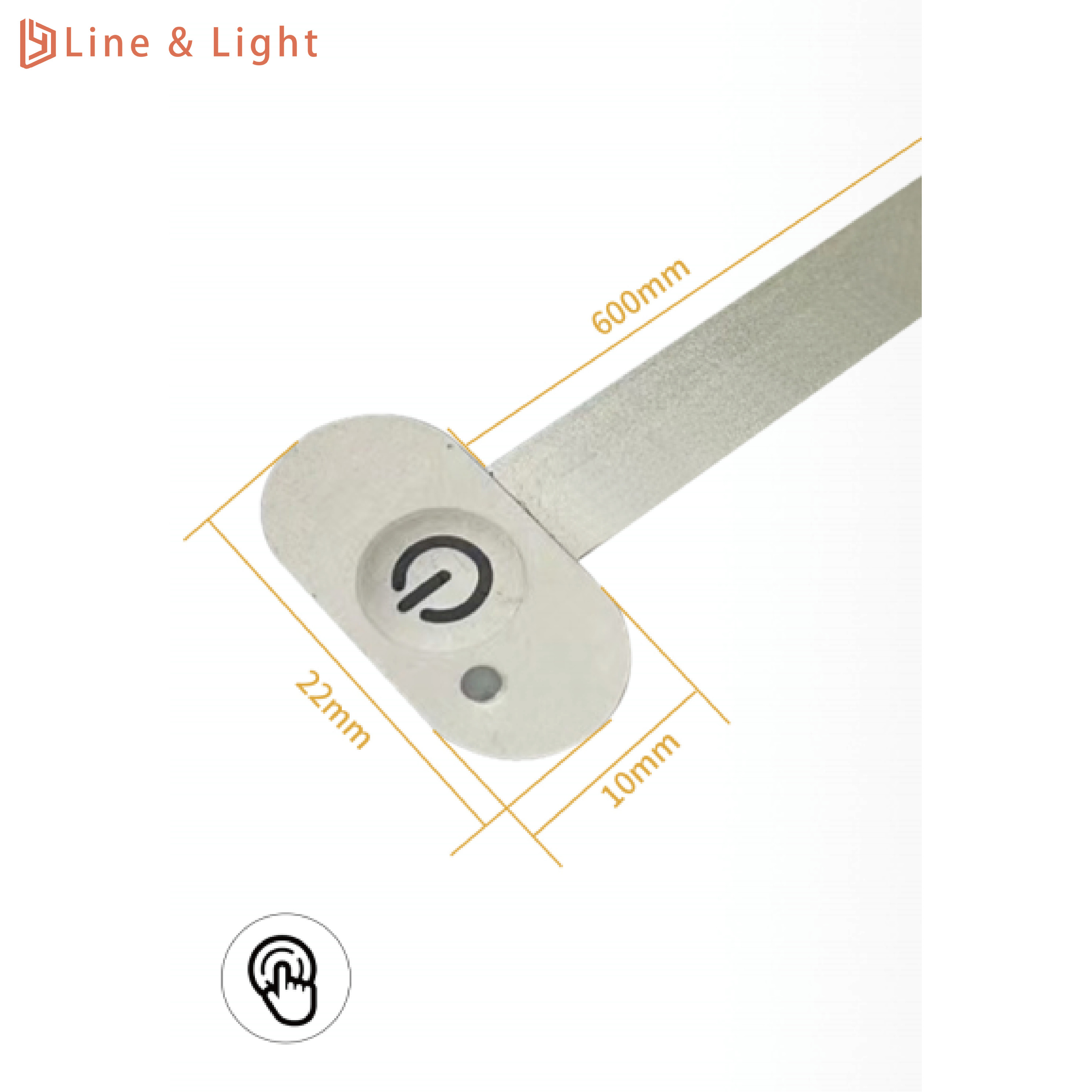 Separate Control Membrane Key Switch LED Light Sensors Paste Installation