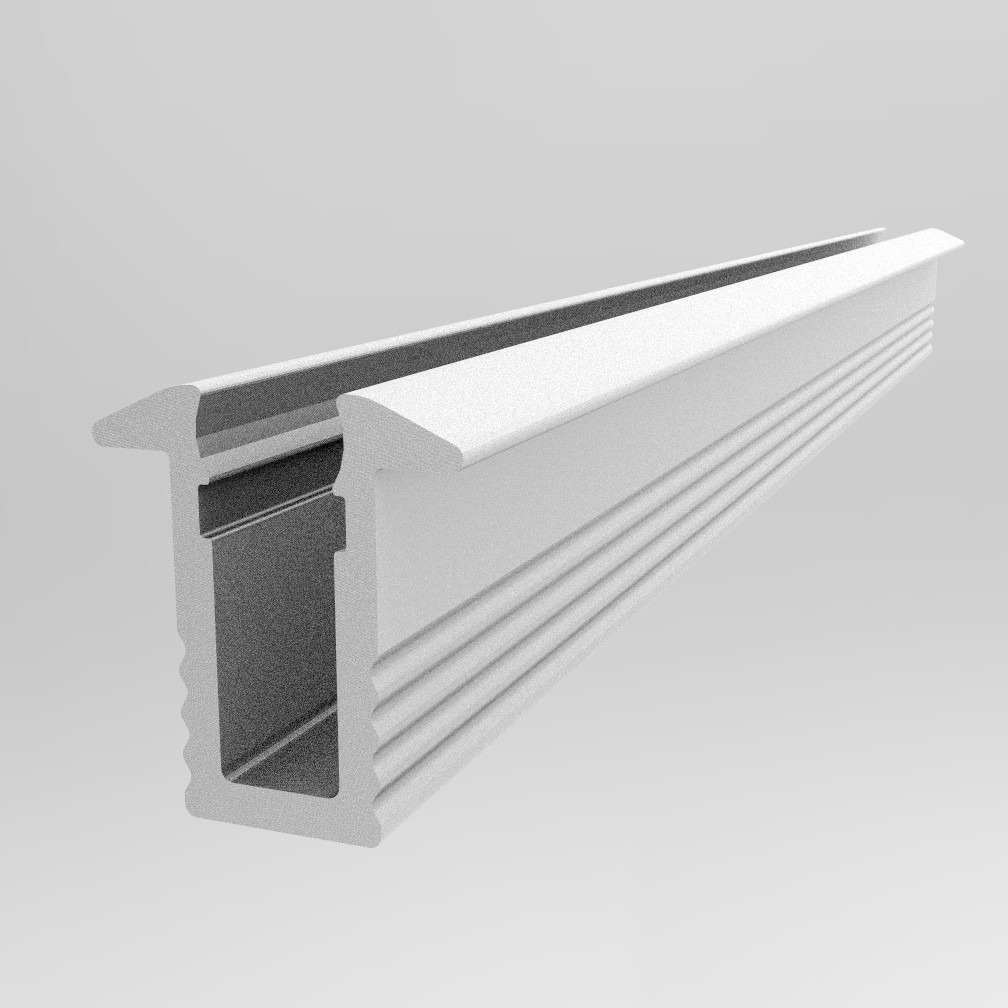 Stair Nosing LED Profile Small Aluminum LED Profile for Mini LED Strip ...