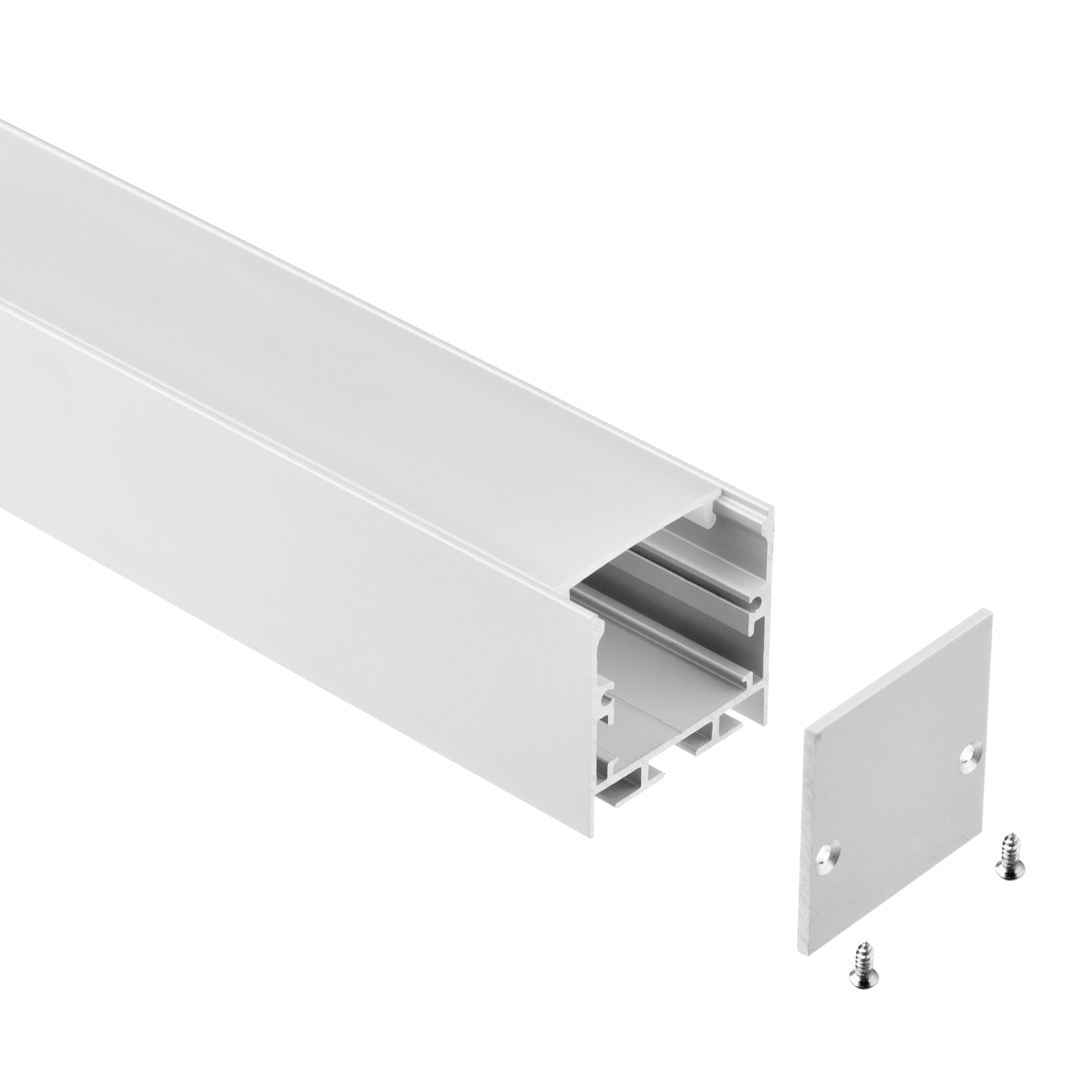 Living Room Suspended LED Profile 35*35mm Aluminium LED Strip Light Profile