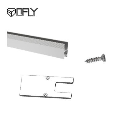 Square Aluminum LED Profile Channel Recessed Floor Wall Ceiling Mounting