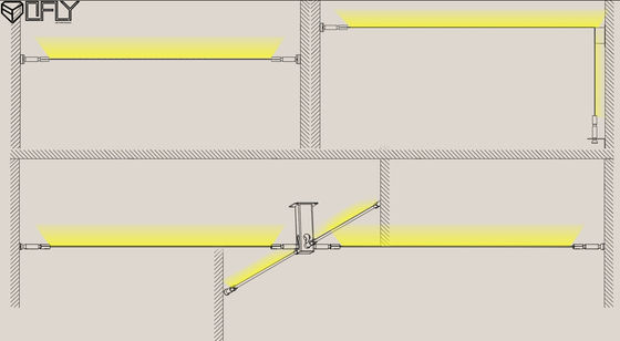 Special Design Suspended LED Profile Skyline Light Aluminum Profile